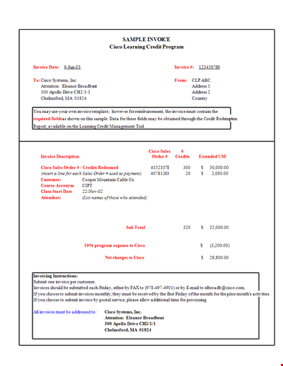 Download Invoice Template