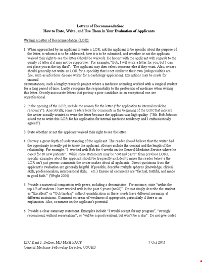 Positive Recommendation Letter Example