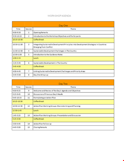 One Page Weekly Lesson Plan Template