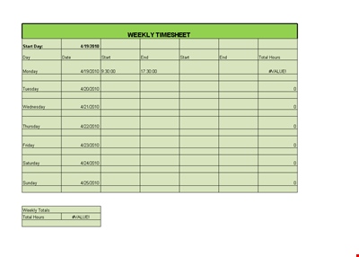 Management Accounting Template