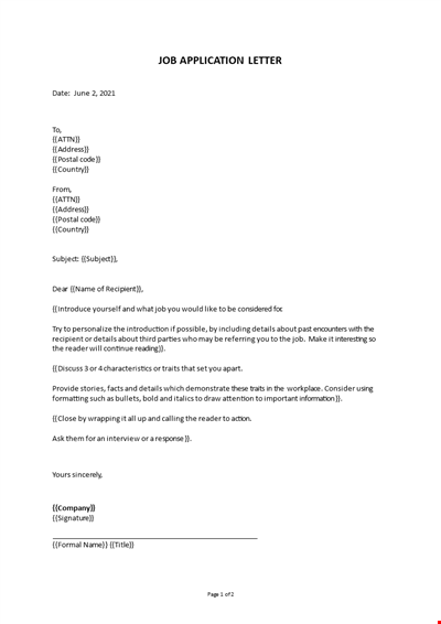 Librarian Job Application