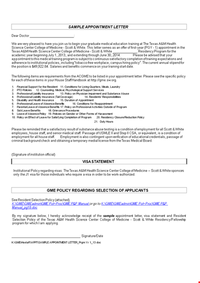 Sample Employment Authorization Letter for Choosing Spouse Employment