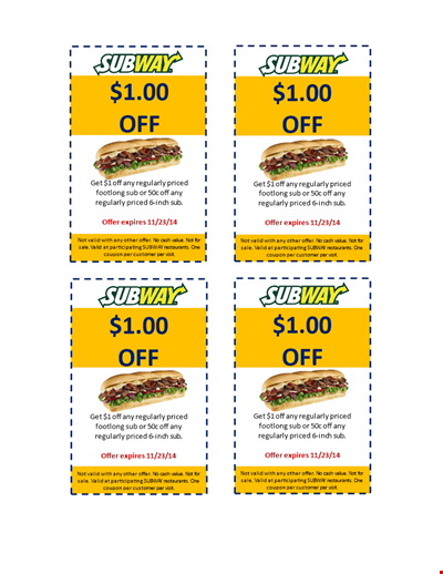 Save Big with Printable Coupon Templates