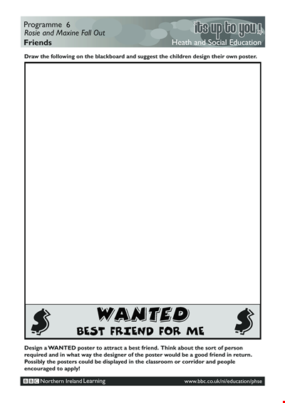 Most Wanted Poster Template