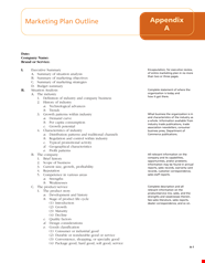Strategic Marketing Plan Outline Template