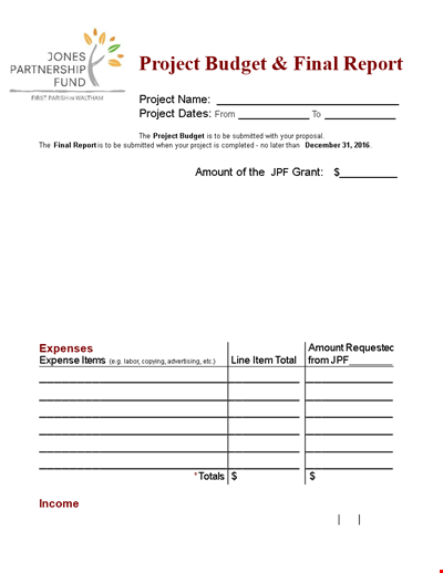 Financial Results Presentation Template