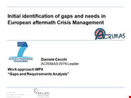 Gap Requirements Analysis Template Gap Requirements Analysis Template
