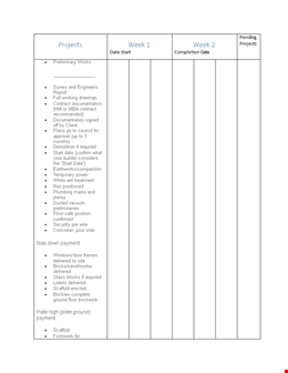 Download Our Construction Schedule Template For Efficient Planning