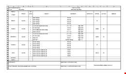 Weekly Training Schedule Template Excel