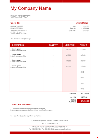 Get Accurate Product Quotations from Vendors - Insert, Compare Quotes ...