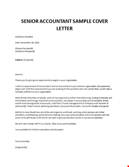 Sample Of Cover Letter For Job Application For Accountant Pin On 