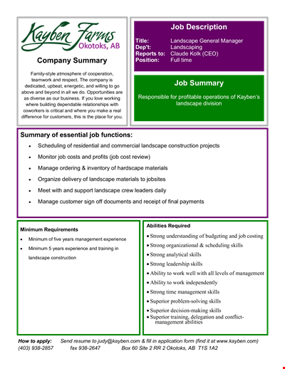 Handyman Job Description