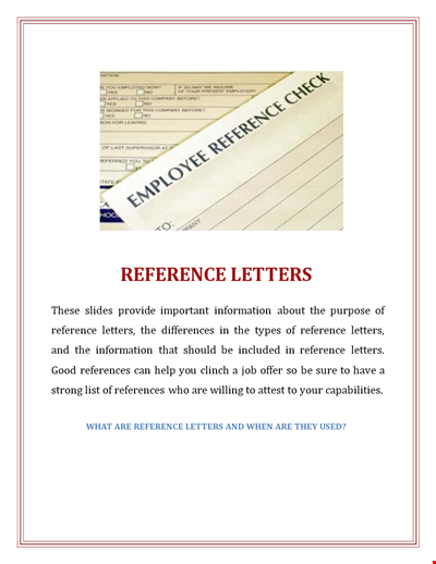 Personal Character Reference Letter for Jeremy Swanson | Years of ...