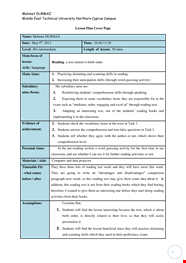 Improve Reading Comprehension With A Student focused Lesson Plan