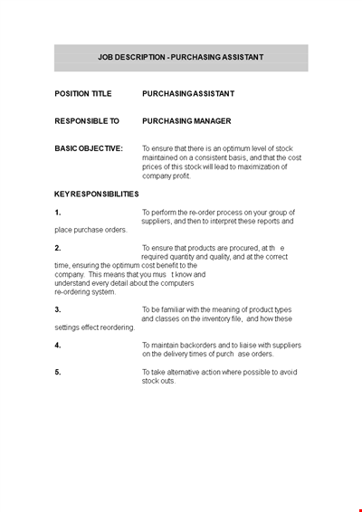 Sample Job Application