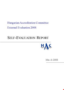 Self Evaluation