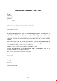 Authorization Letter Format For Visa Collection