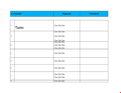 Focus on your Priorities. Checklist Template