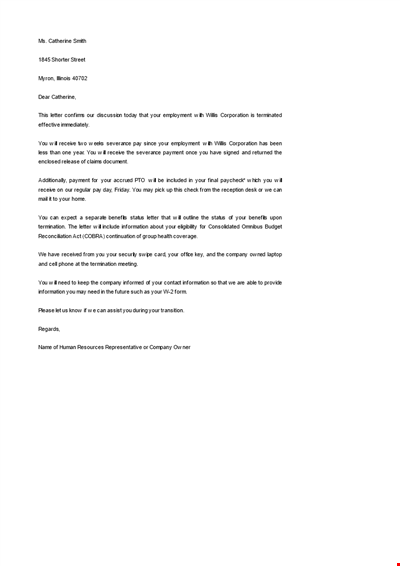Employee Query Letter Template