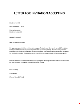 How To Reply Training Invitation Email Sample Onvacationswall