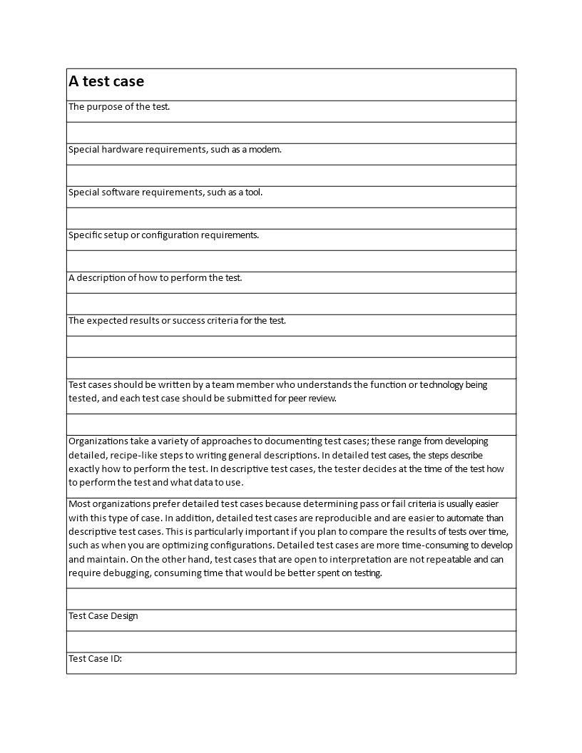 Improve Your Testing Process With Our Test Case Template