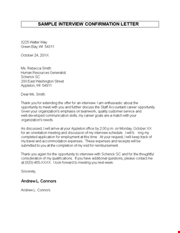Interview Confirmation Email Template Ensuring A Successful 