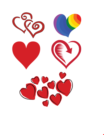 Heart Shape Template