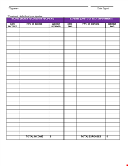 Bookkeeping Templates For Small Business Excel