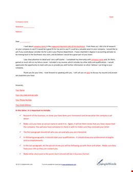 Compelling Letter Of Interest To Impress Any Company