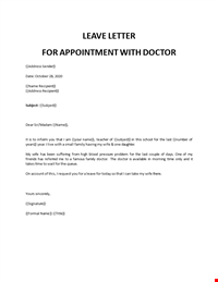 Resumption letter after study leave