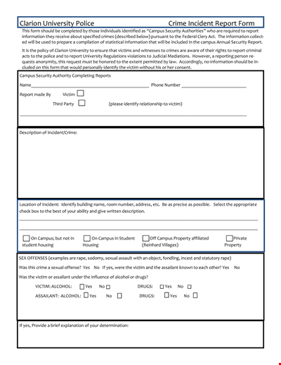 Employee Disciplinary Report Form: Report Incidents and Obtain Signatures