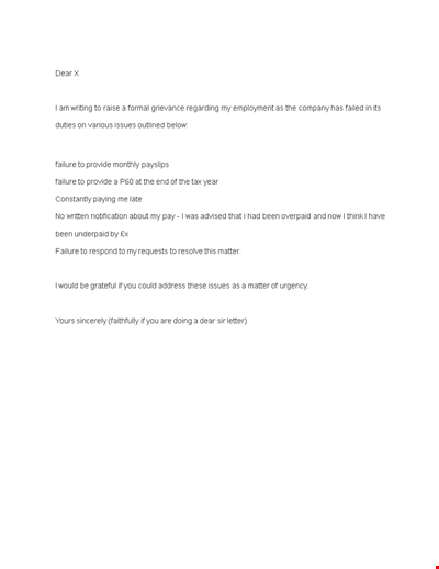 Bad Car Service Complaint letter