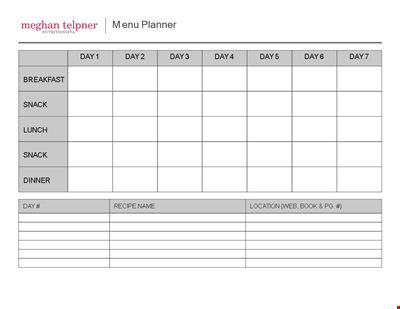 Effective Meeting Agenda Template Sample