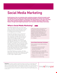 Social Media Marketing Plan Sample Social Media Marketing Plan Sample