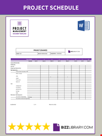 Project Documents Log Sheet