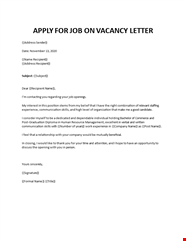 Application Letter For Job Application Letter For Job