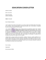 Teaching Position Cover Letter Teaching Position Cover Letter