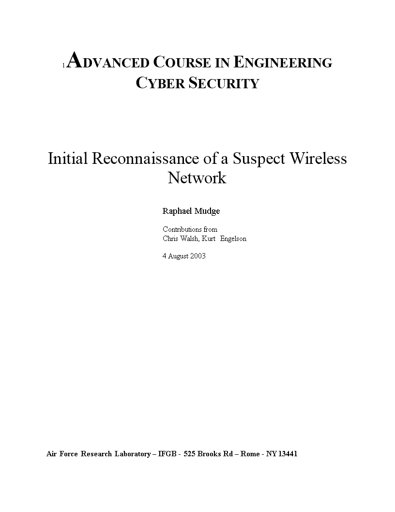 Effective Problem Statement Template For Wireless Networks