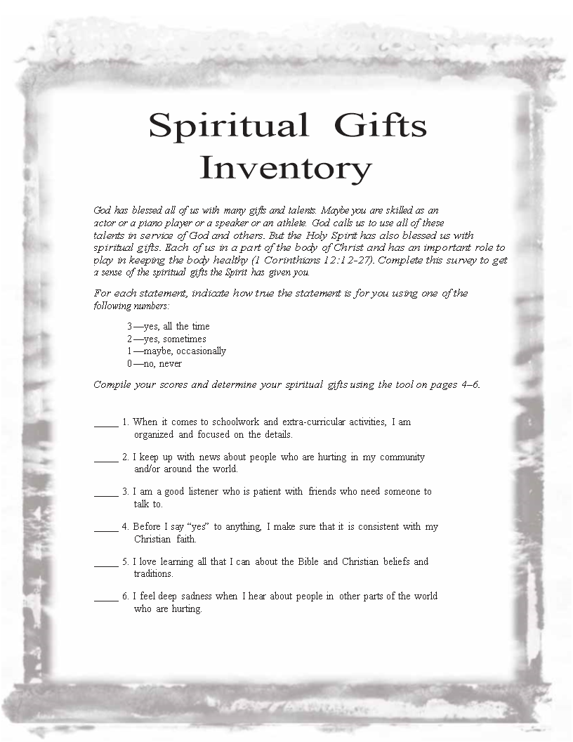 Spiritual Gift