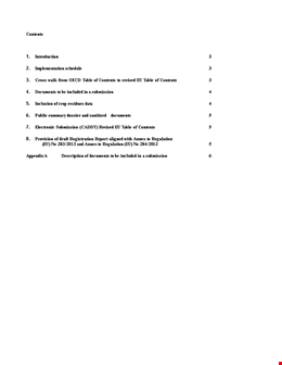 Easy To Use Table Of Contents Template For Word Organize Your Documents