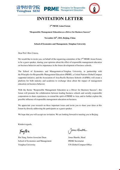 Sample Workshop Invitation Template