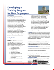 Employee Training Program Schedule Template