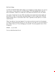 Download Free Love Letter Template Express Your Affection Feelings
