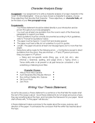 Character Analysis Essay Template A Comprehensive Guide For Analyzing Character Analysis Essay Template A Comprehensive Guide For Analyzing
