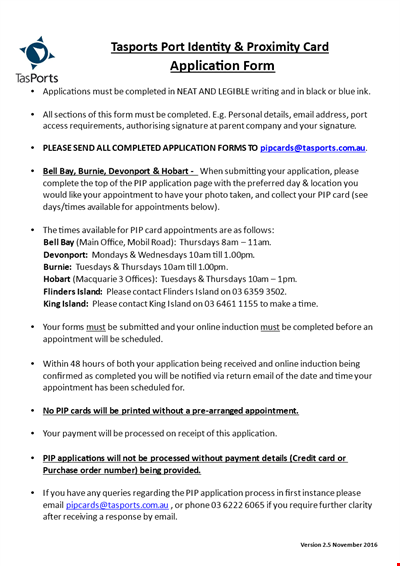 Printable Job Application Form Template - Editable, Free PDF Download