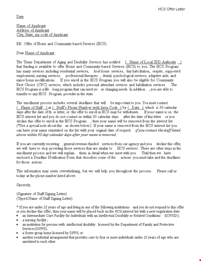 Employment Offer Letter Template Free