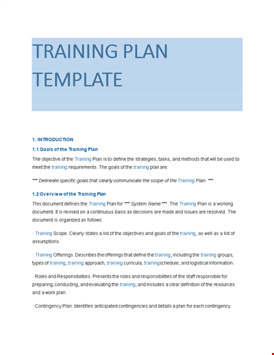 Professional Training Manual Template for Effective Courses
