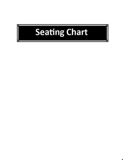 Graduation Seating Chart Template 19 Great Seating Chart Tem