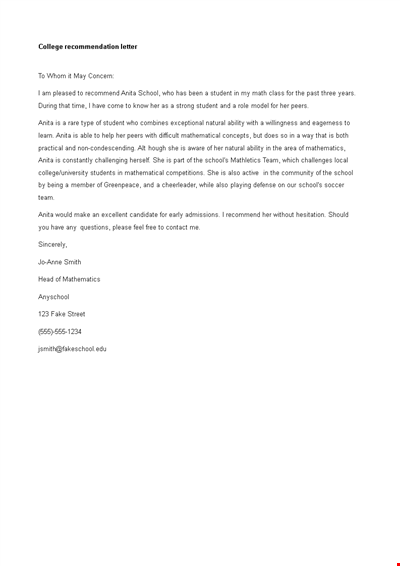 Sample Recommendation Letters For Graduate School From Colleague