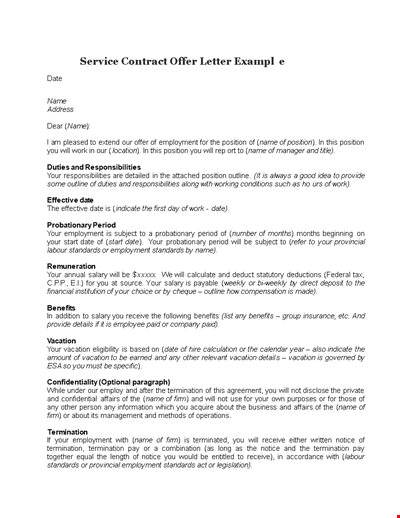 Formal Business Letter Template